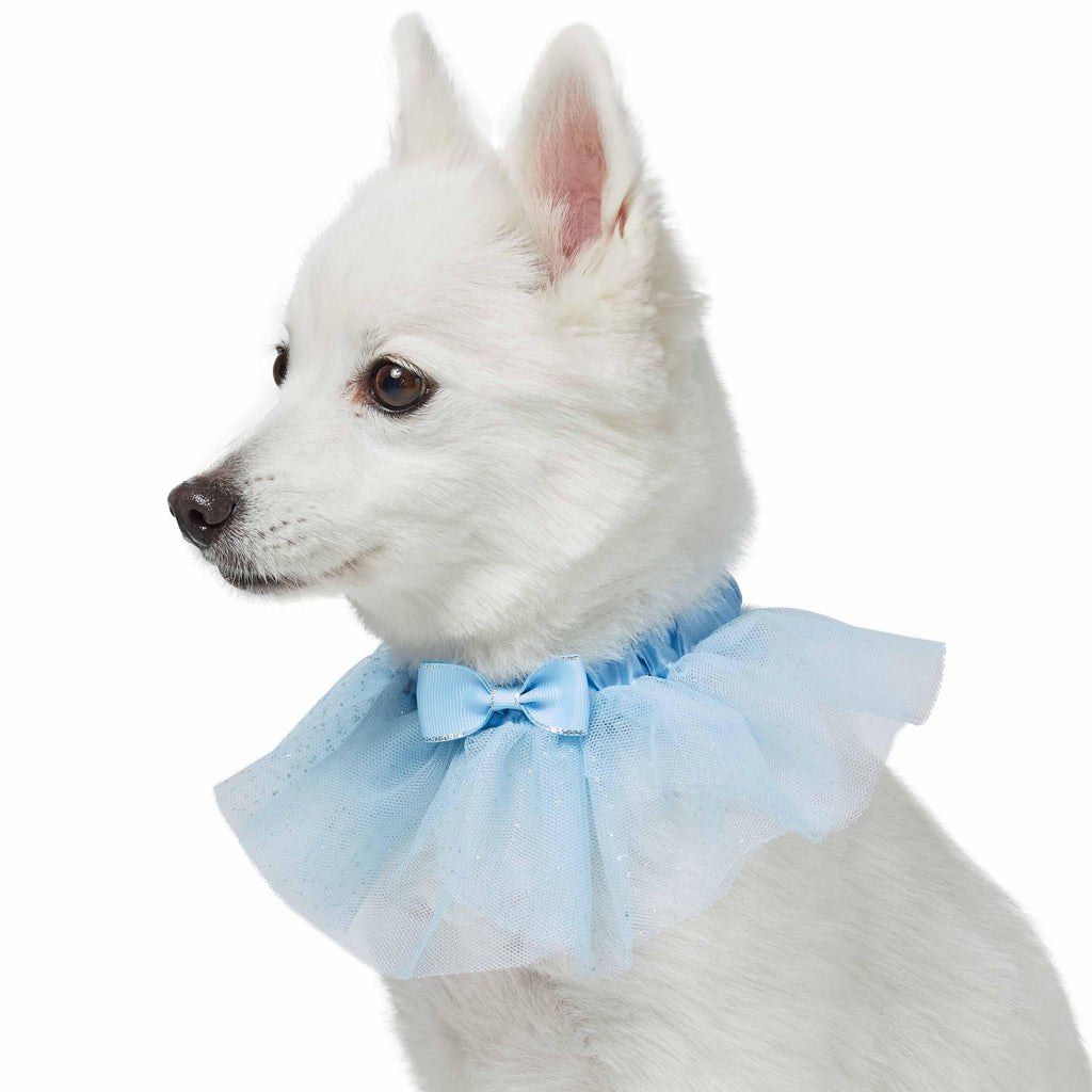 My Little Princess Lace Dog Collar with Bowtie and Mesh | Blueberry Pet